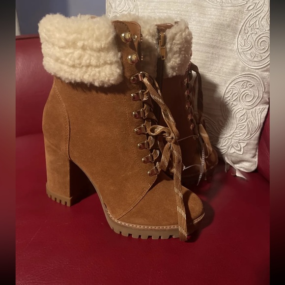 Gianni Bini | Shoes | Gianni Bini Mapped Out Suede Ankle Booties Hippie ...